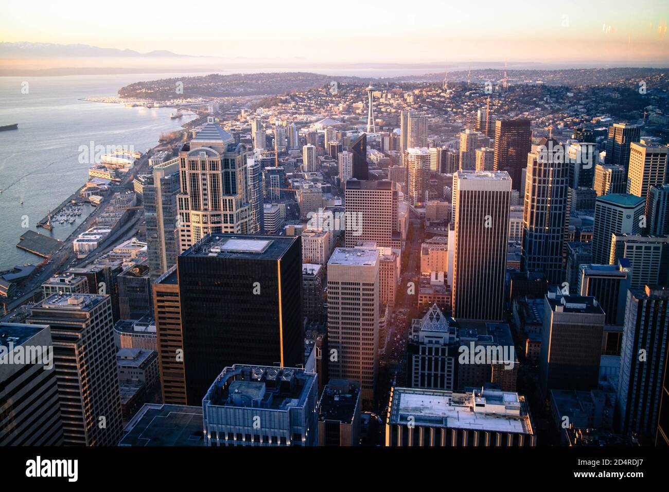Skyscrapers in Seattle Stock Photo - Alamy