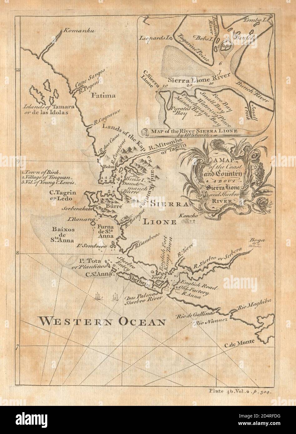 The coast & country about Sierra Lione & Sherbro River. S. Leone. SMITH ...