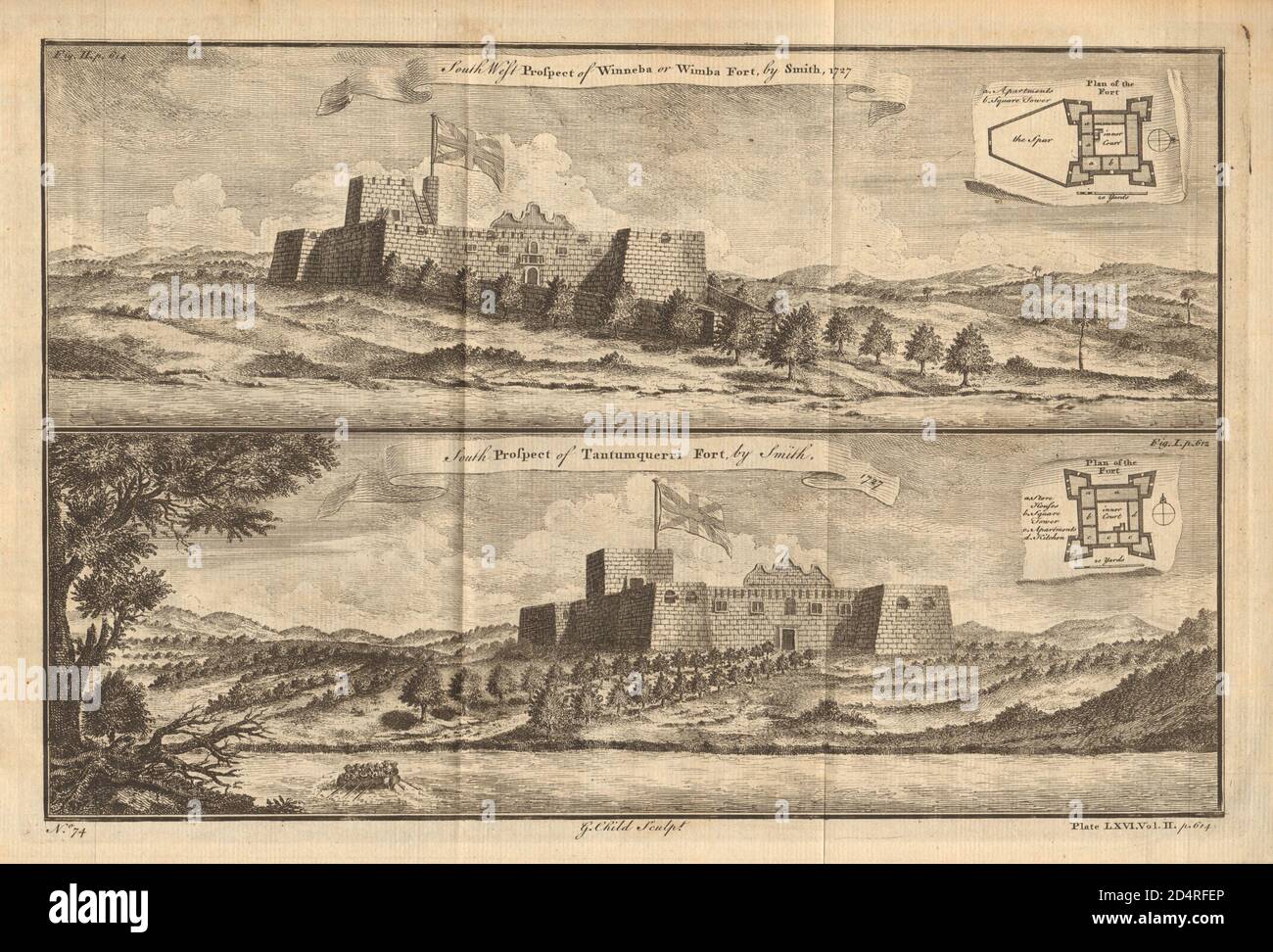 Ghana colonial forts. Fort Winneba. Fort Tantumquerry, Otuam ...