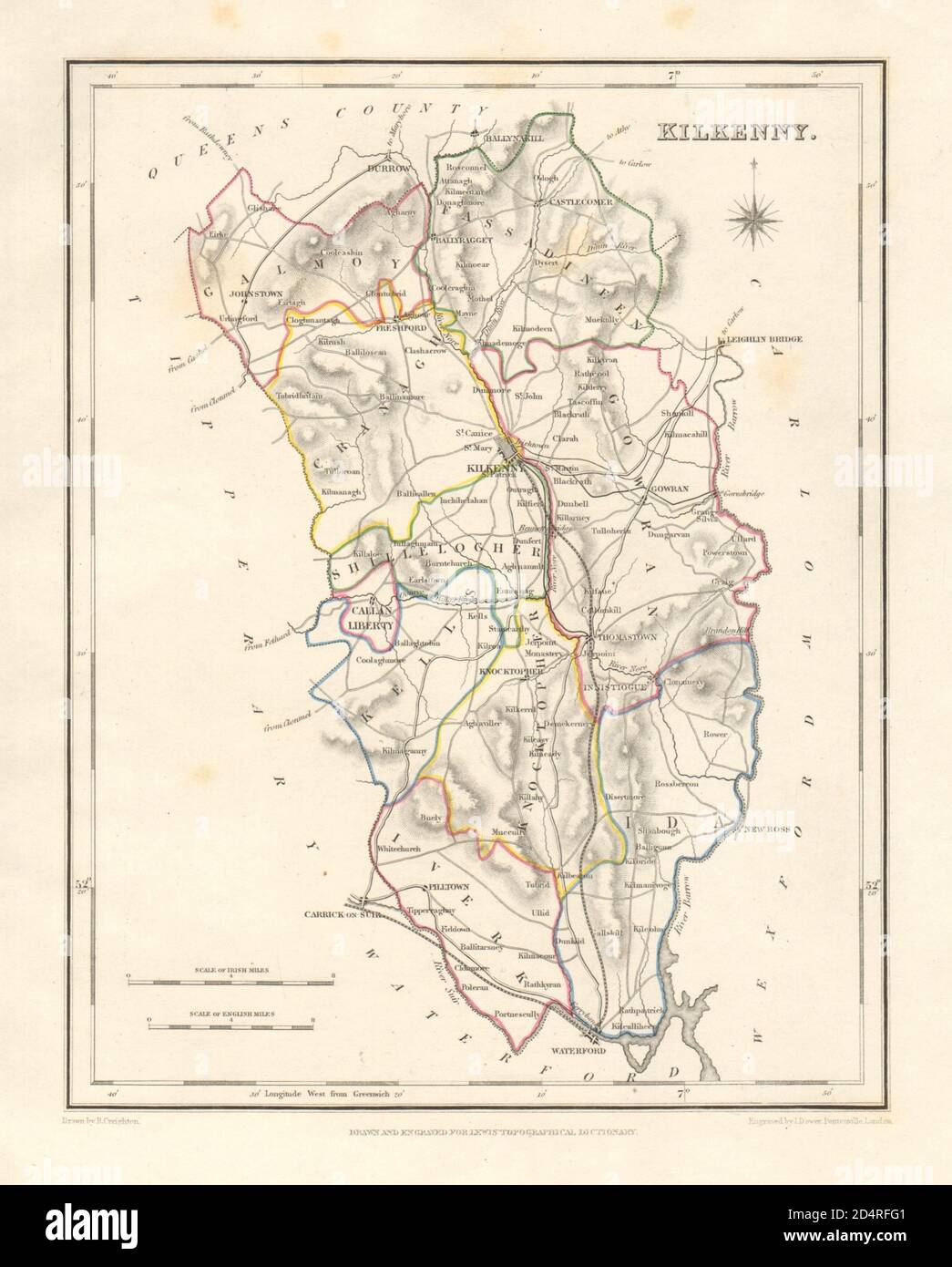 Map of kilkenny hi-res stock photography and images - Alamy