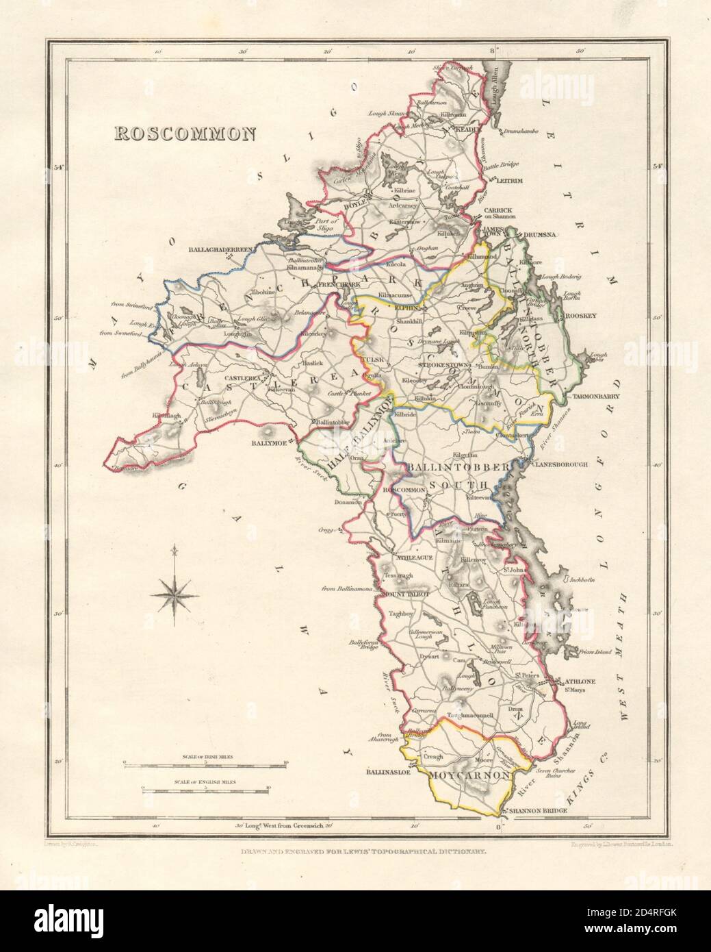 Map of roscommon hi-res stock photography and images - Alamy