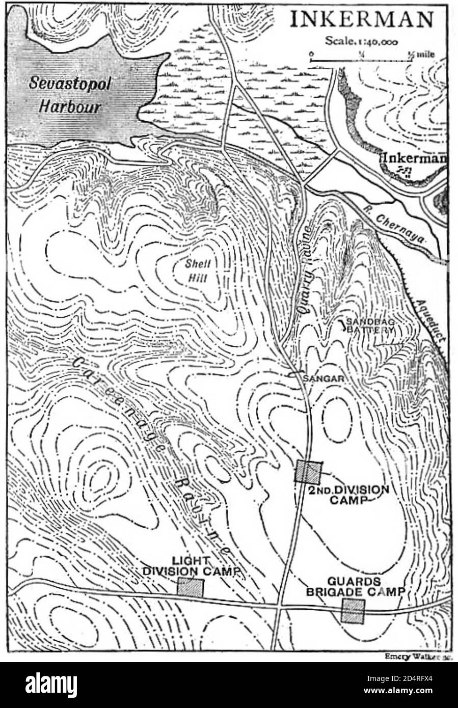 Battle of Inkerman, 1854 Stock Photo - Alamy