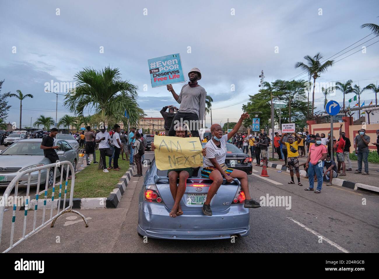 Police brutality in nigeria hi-res stock photography and images - Alamy