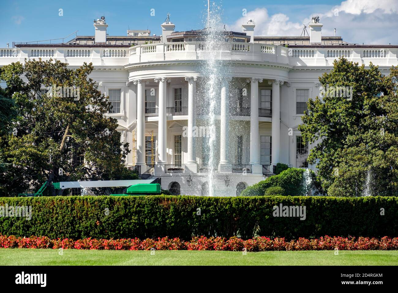The White House, home of the US President, in Washington D.C Stock ...