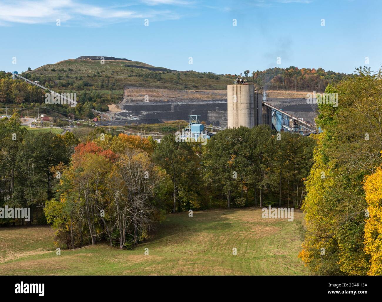 Underground mine in West Virginia known as the Monongalia County Mine ...