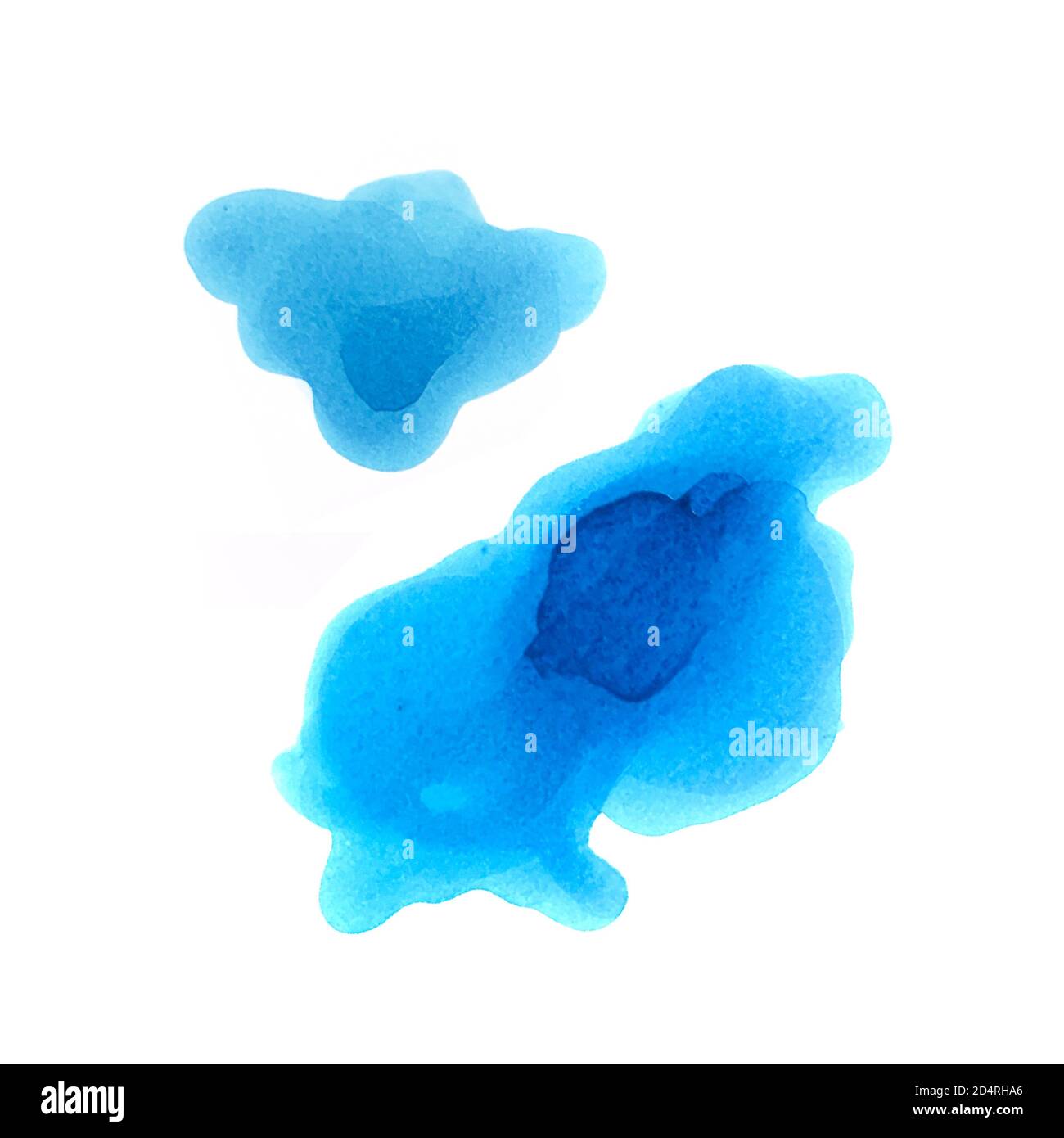 Watercolor Blue Splash. Alcohol Ink Texture. Abstract colorful ...