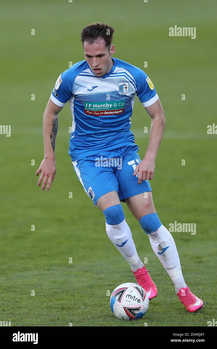 Josh Kay of Barrow during the Sky Bet League 2 match between Barrow and ...