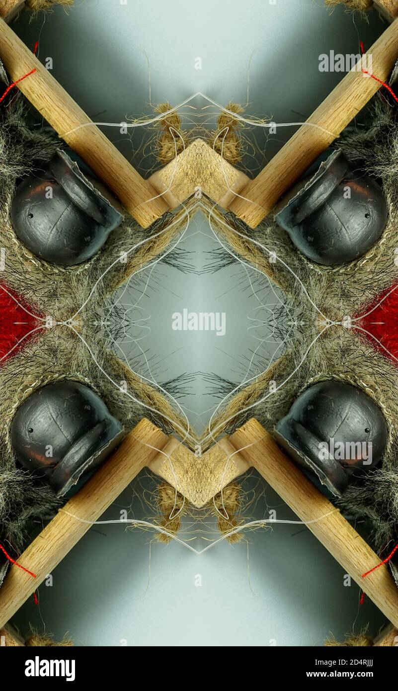 abstract wallpaper, full of colors, weird ornaments and shapes ...