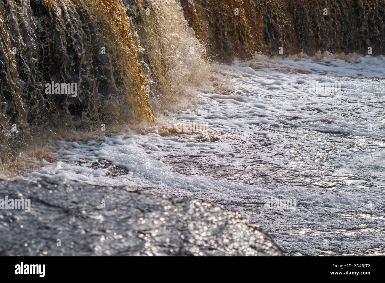 Water flowing down from waterfall hi-res stock photography and images ...