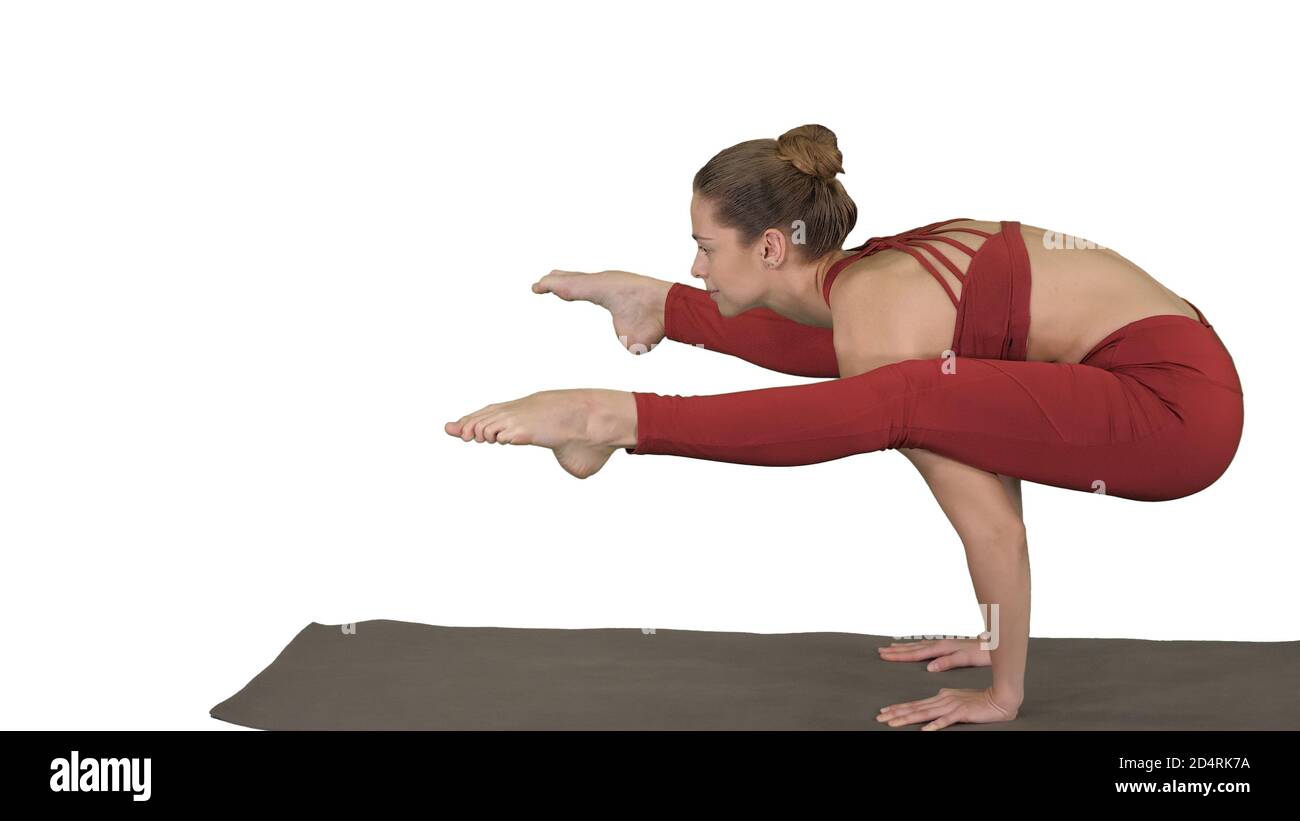 Teen girl doing handstand hi-res stock photography and images - Alamy