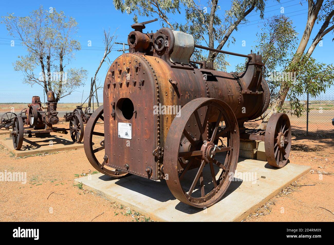 Clayton & Shuttleworth Portable Steam Engine, Boulia Heritage Complex ...