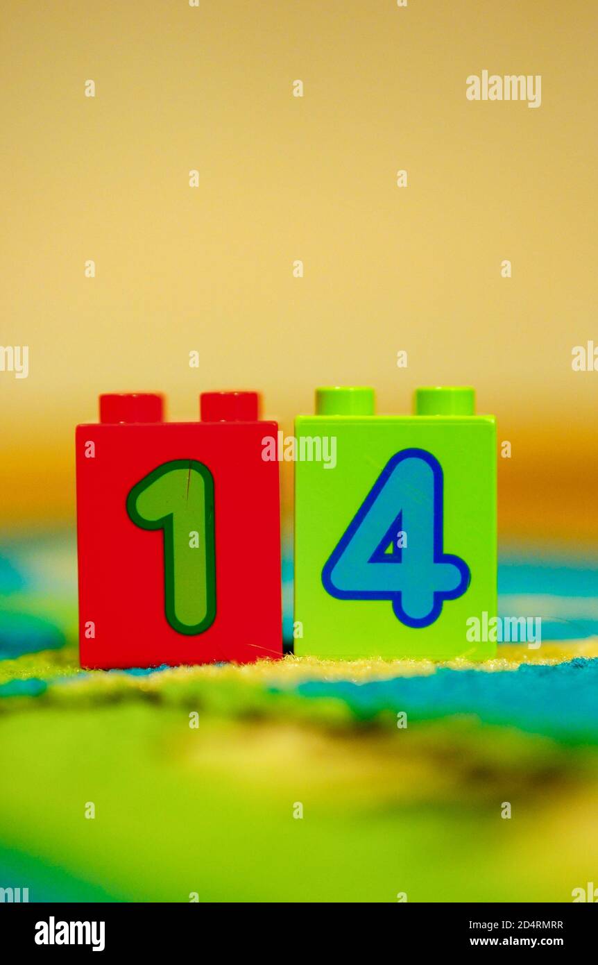 Duplo numbers hi-res stock photography and images - Alamy