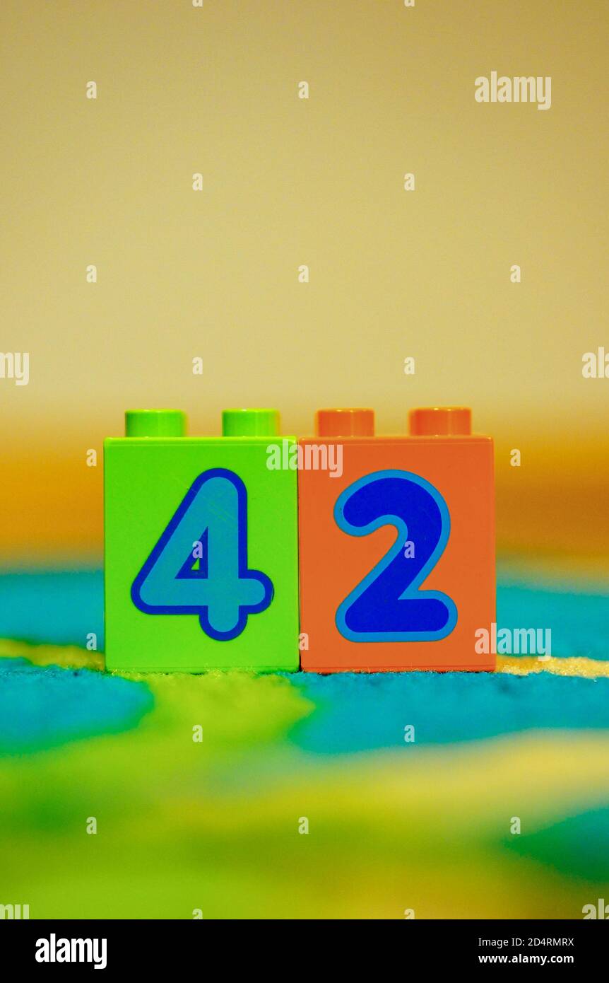 Duplo numbers hi-res stock photography and images - Alamy