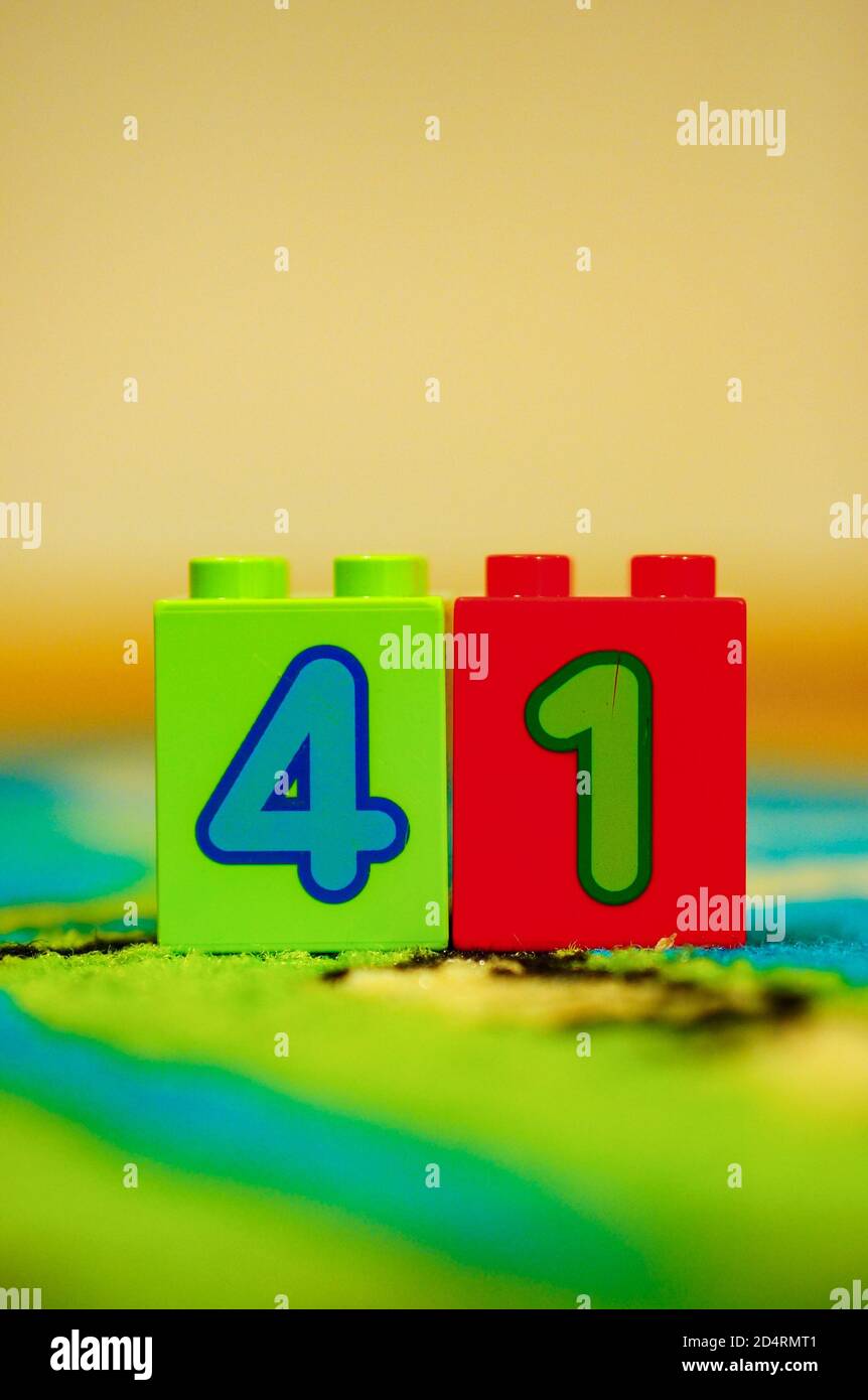 Duplo numbers hi-res stock photography and images - Alamy