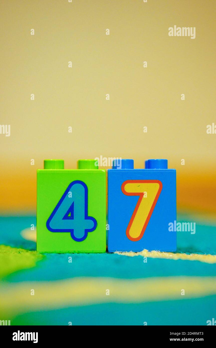 Duplo numbers hi-res stock photography and images - Alamy
