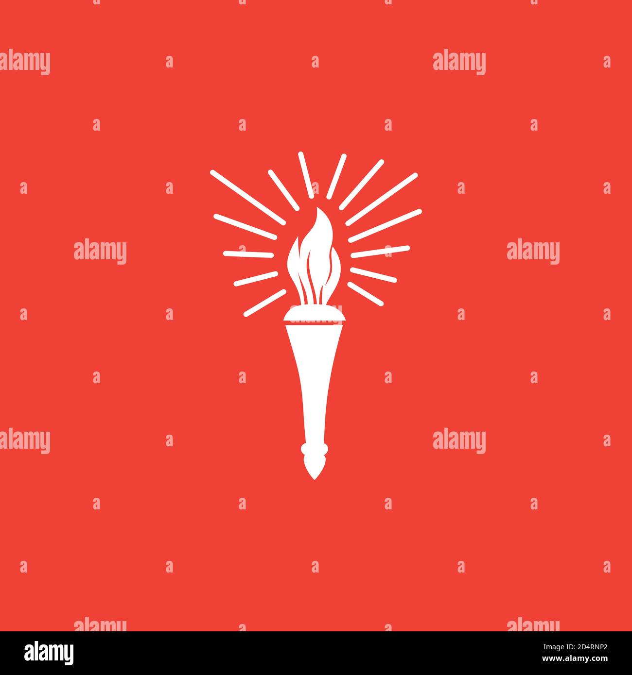 Torch of wisdom Stock Vector Images - Alamy
