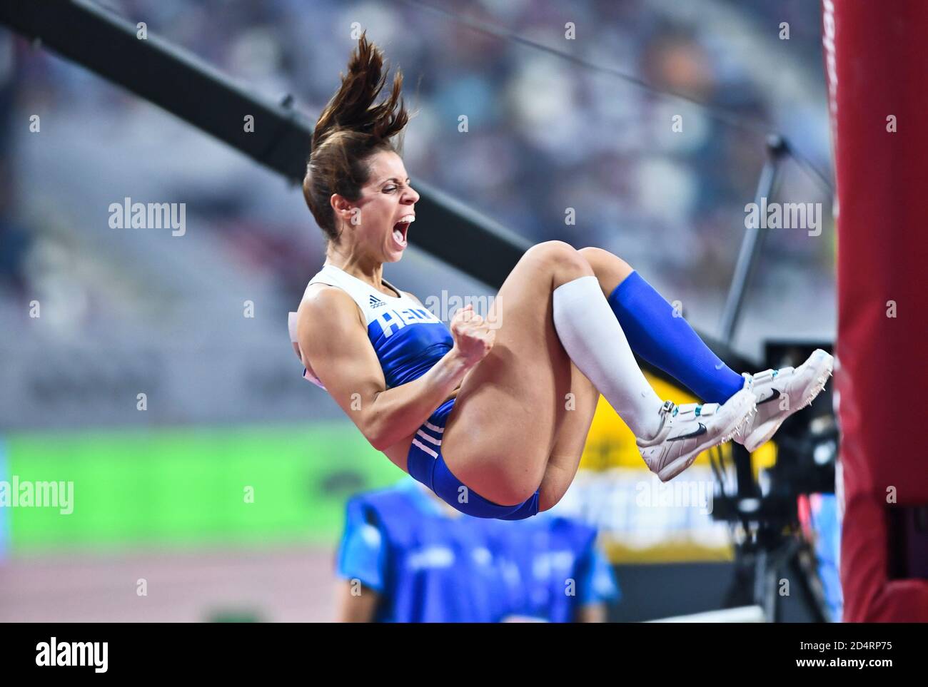 Katerina Stefanidi (Greece). Pole Vault Women Bronze Medal. IAAF World ...
