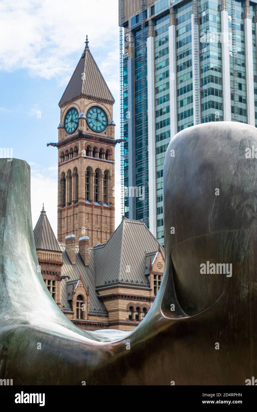 Clock tower of the Old City Hall, Toronto, Canada Stock Photo - Alamy