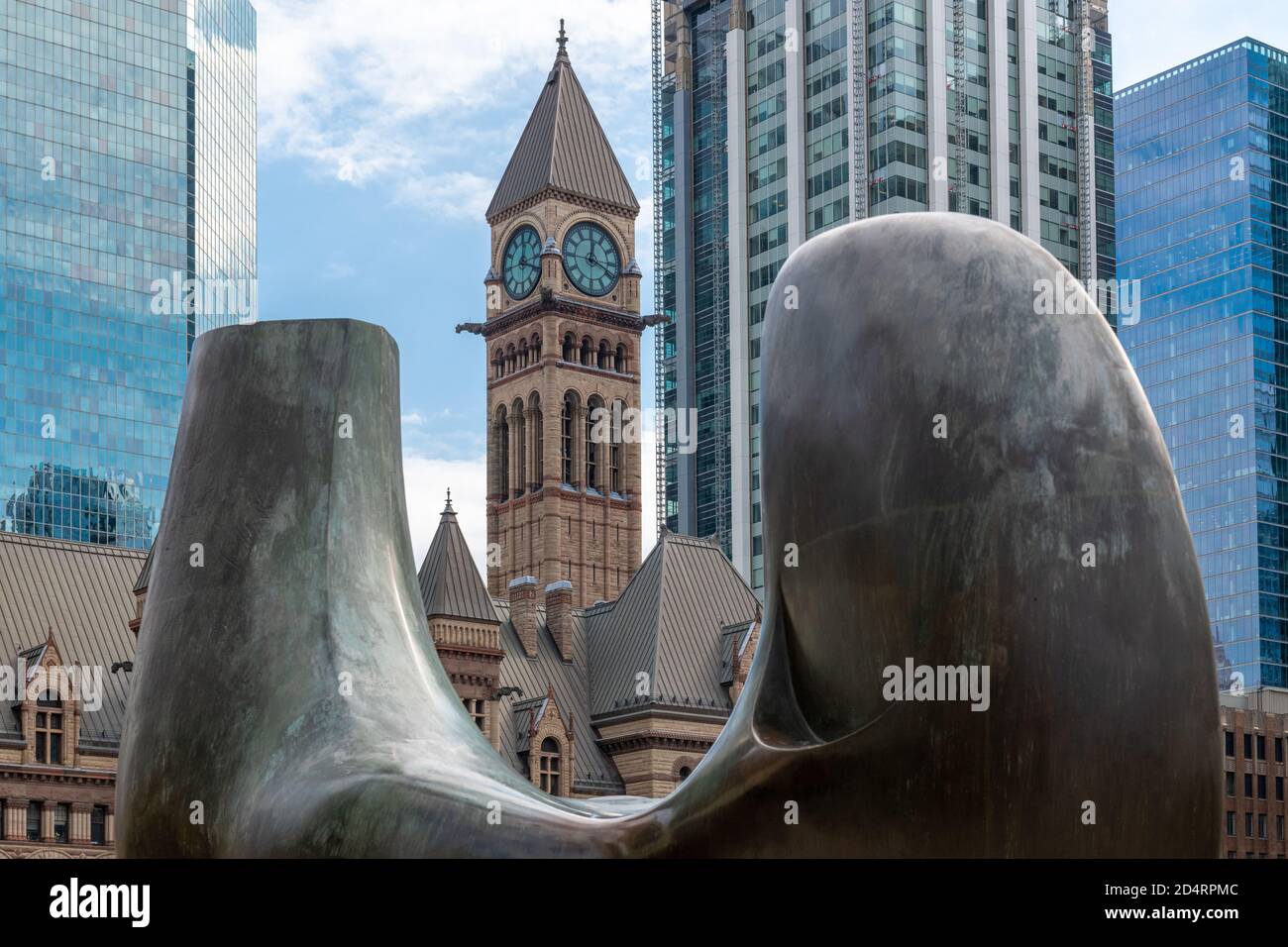 Clock tower of the Old City Hall, Toronto, Canada Stock Photo - Alamy
