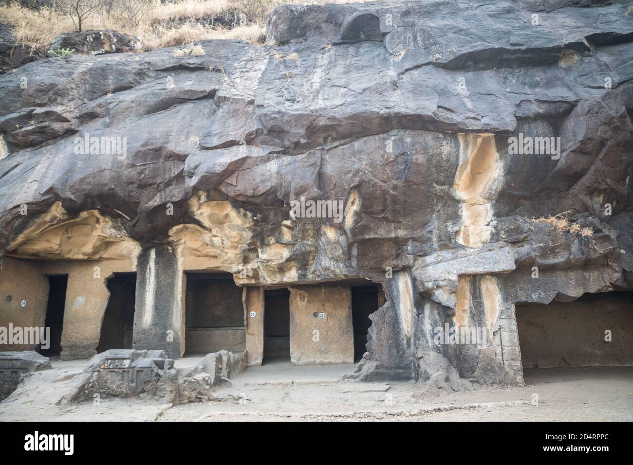 Nasik or Pandavleni Caves, a group of 24 caves (1st century BC and the ...