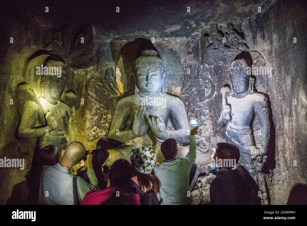 Nasik or Pandavleni Caves, a group of 24 caves (1st century BC and the ...