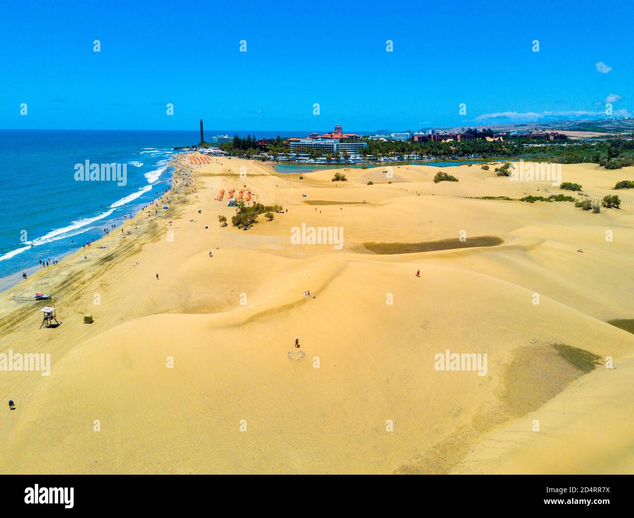 Aerial mesmerizing view of a desert Stock Photo - Alamy