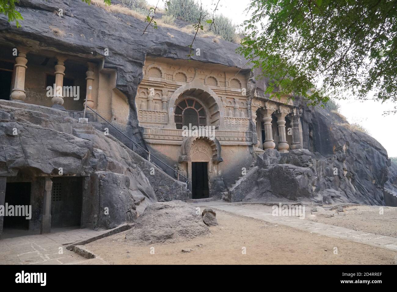 Nasik or Pandavleni Caves, a group of 24 caves carved between the 1st ...