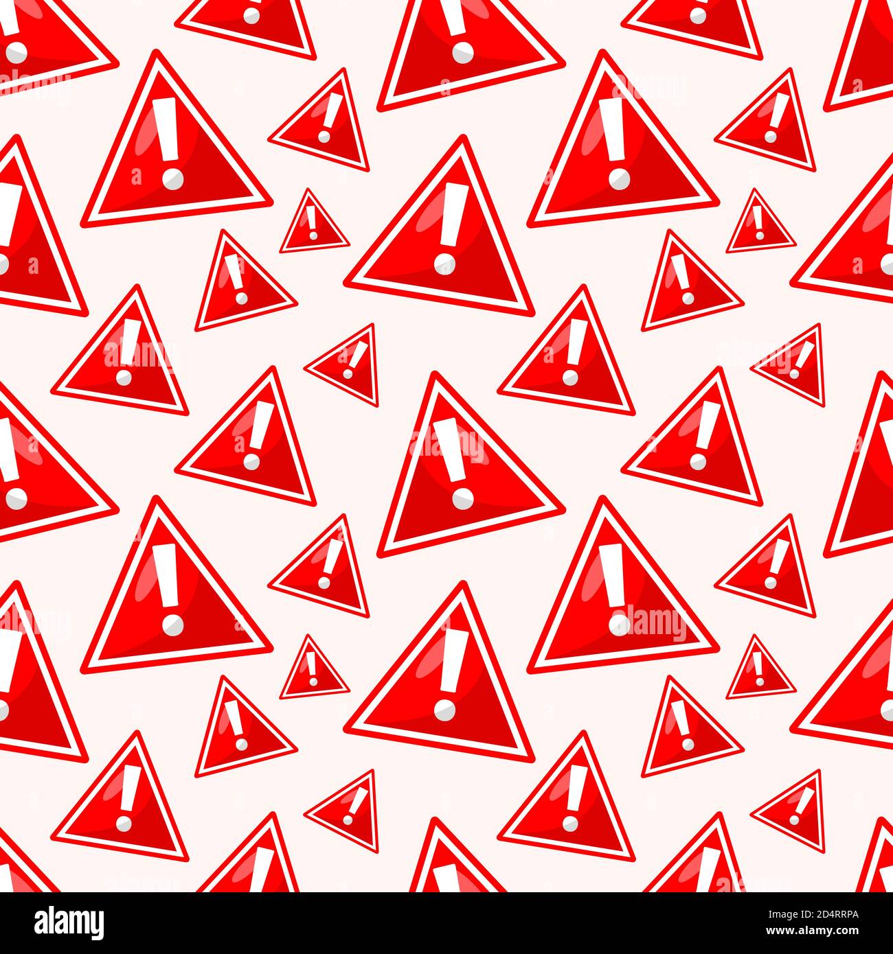 warning sign seamless pattern vector illustration background Stock ...