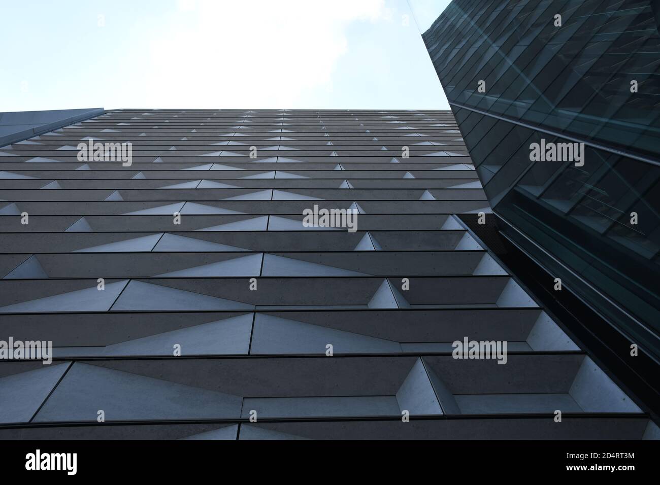 Geometric pattern of the Hong Kong Museum of Art facade, Hong Kong ...