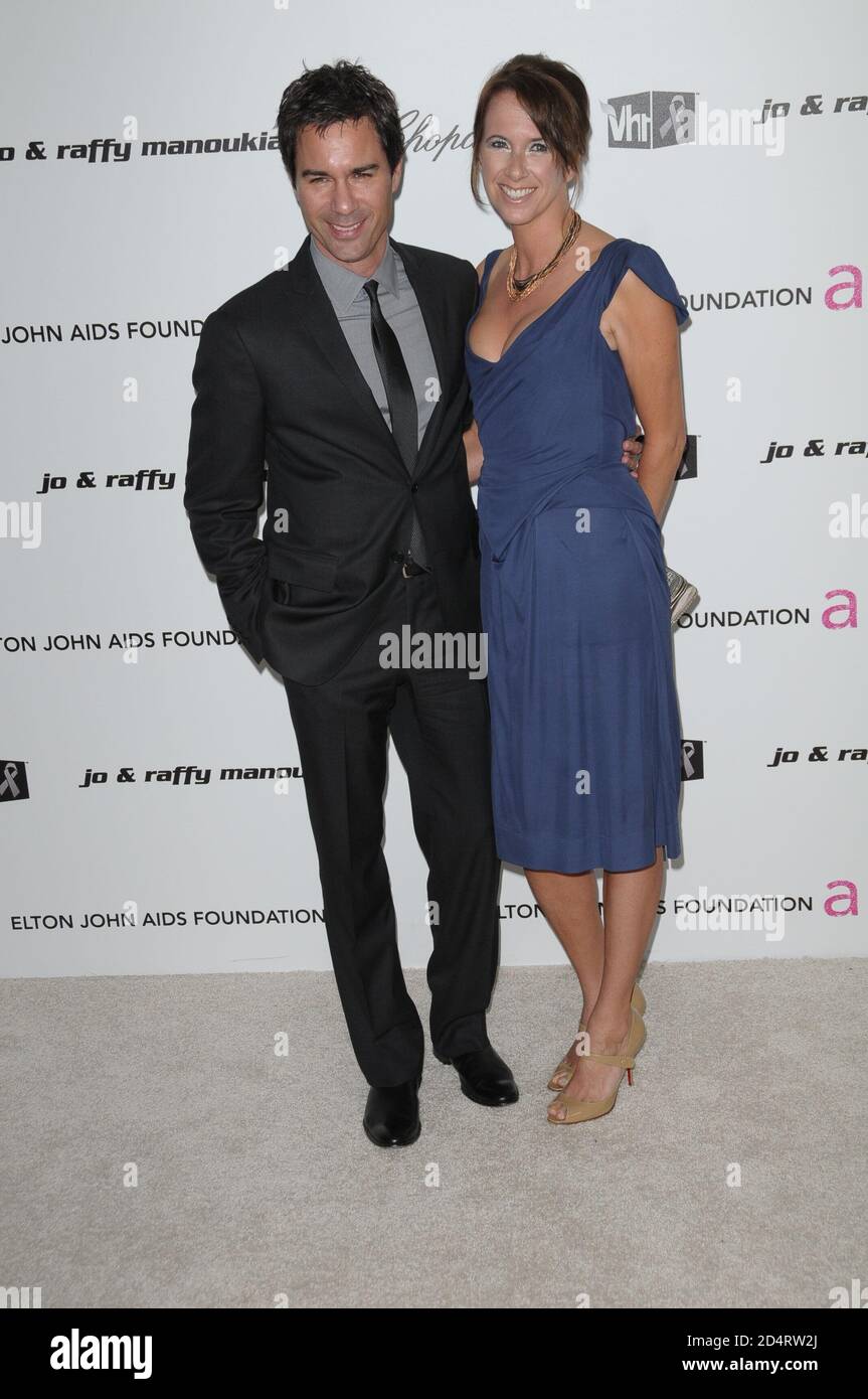Eric McCormack and wife Janet McCormack attends 17th Annual Elton John ...