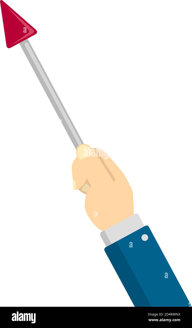 Pointing with stick hi-res stock photography and images - Alamy