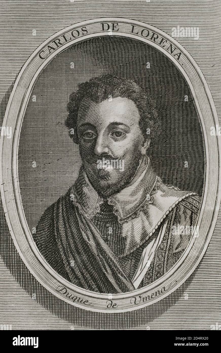 Carlos de Lorena, Duque de Mayena (1554-1611). Príncipe francés ...