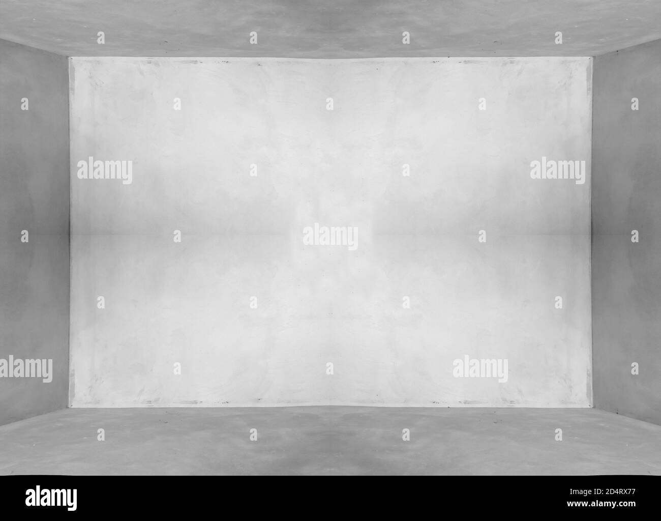 Room interior without decoration in gray colors Stock Photo - Alamy