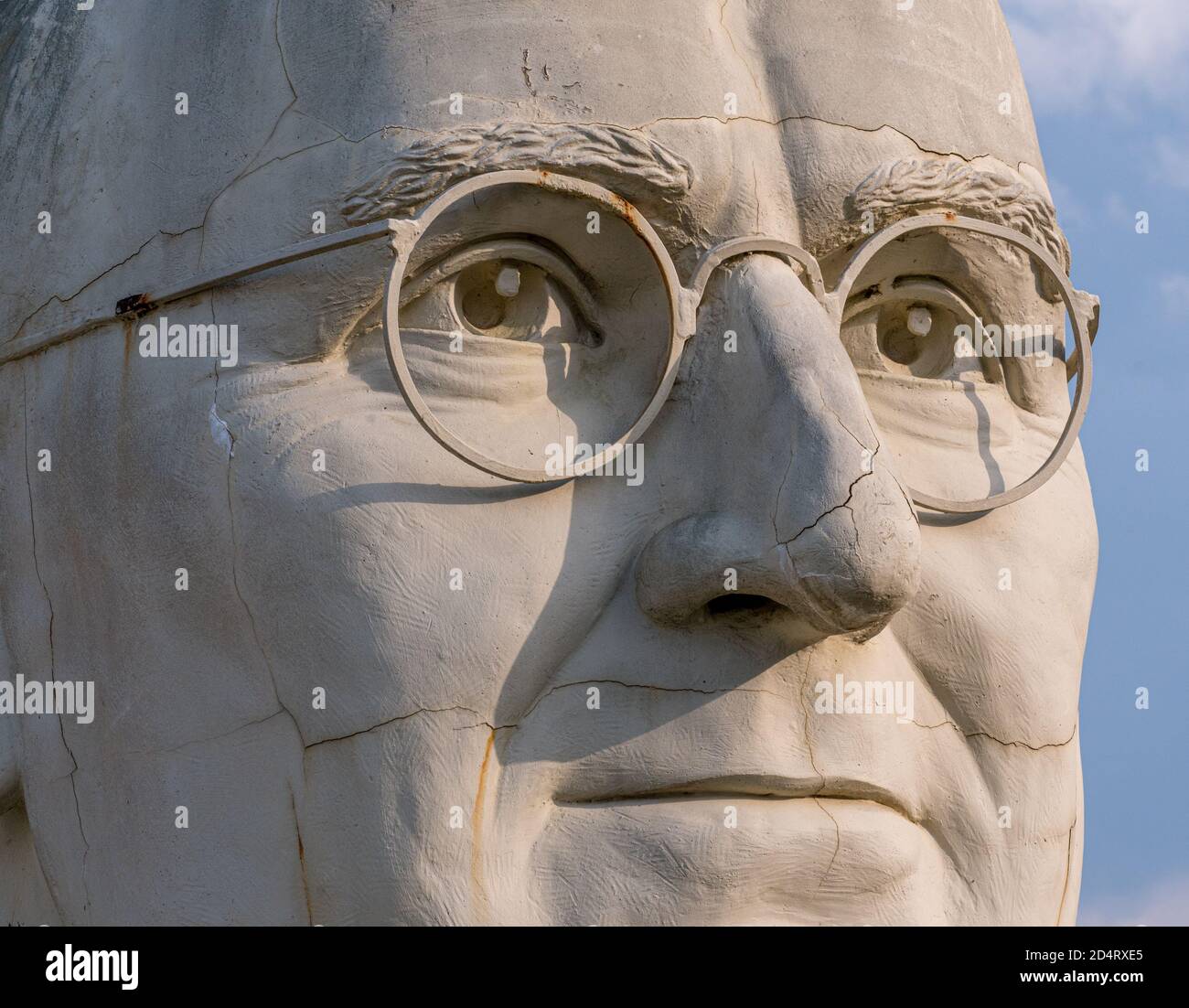 The giant Presidents' Heads are currently located in Croaker, VA and ...