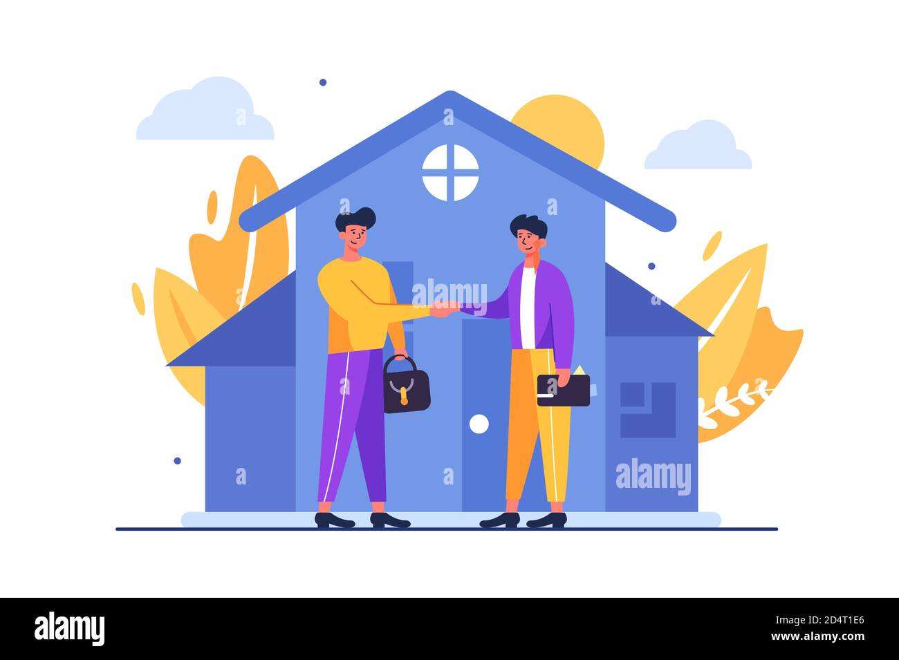 House building hand male Stock Vector Images - Alamy