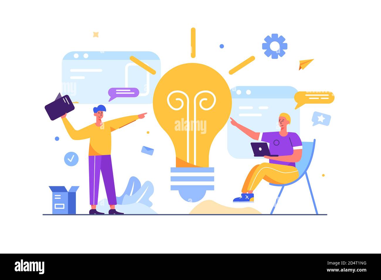 Two guys came up with a good idea and started getting inspired by it ...