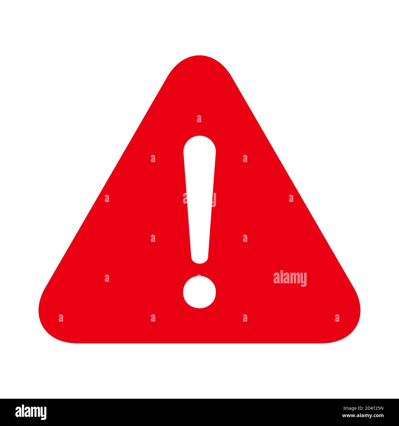 Hazard warning, warn symbol vector icon flat sign symbol with ...