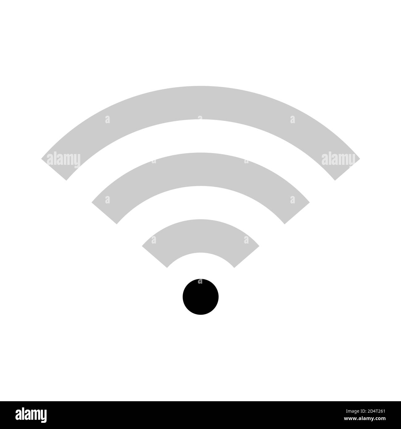 Wi-fi internet symbol, wifi free signal vector illustration, wireless ...