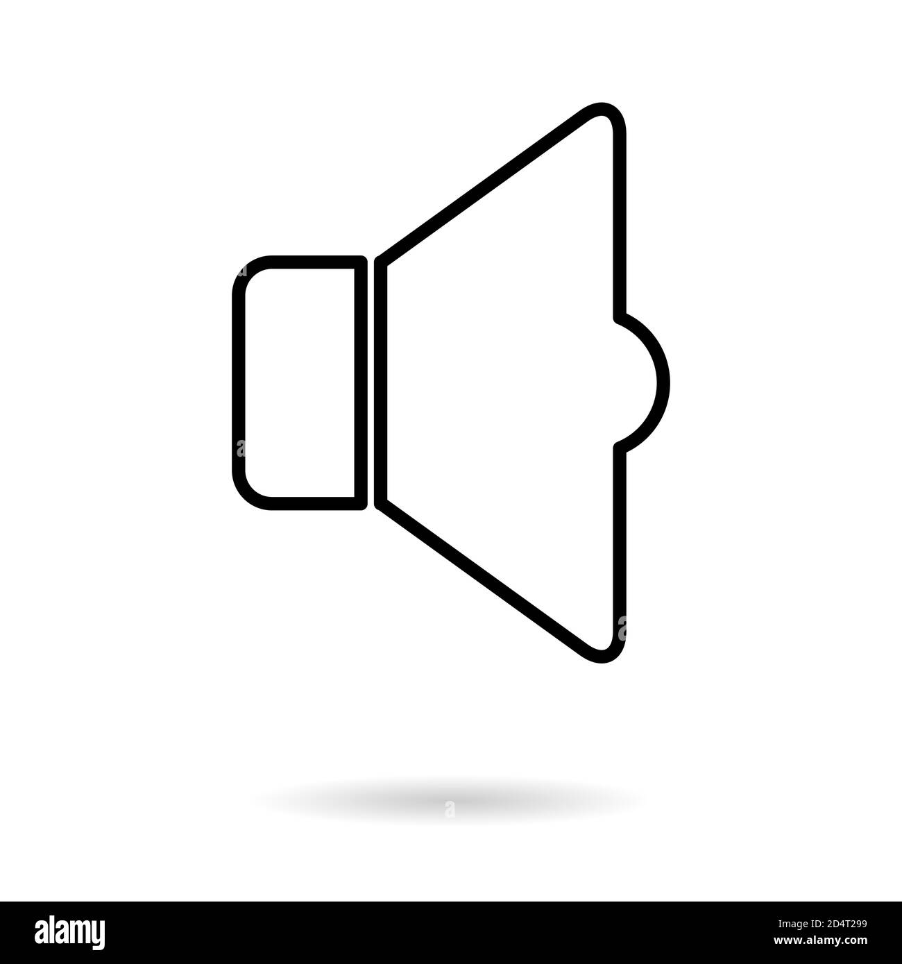 Music sound icon, audio volume symbol. Vector illustration graphic for ...