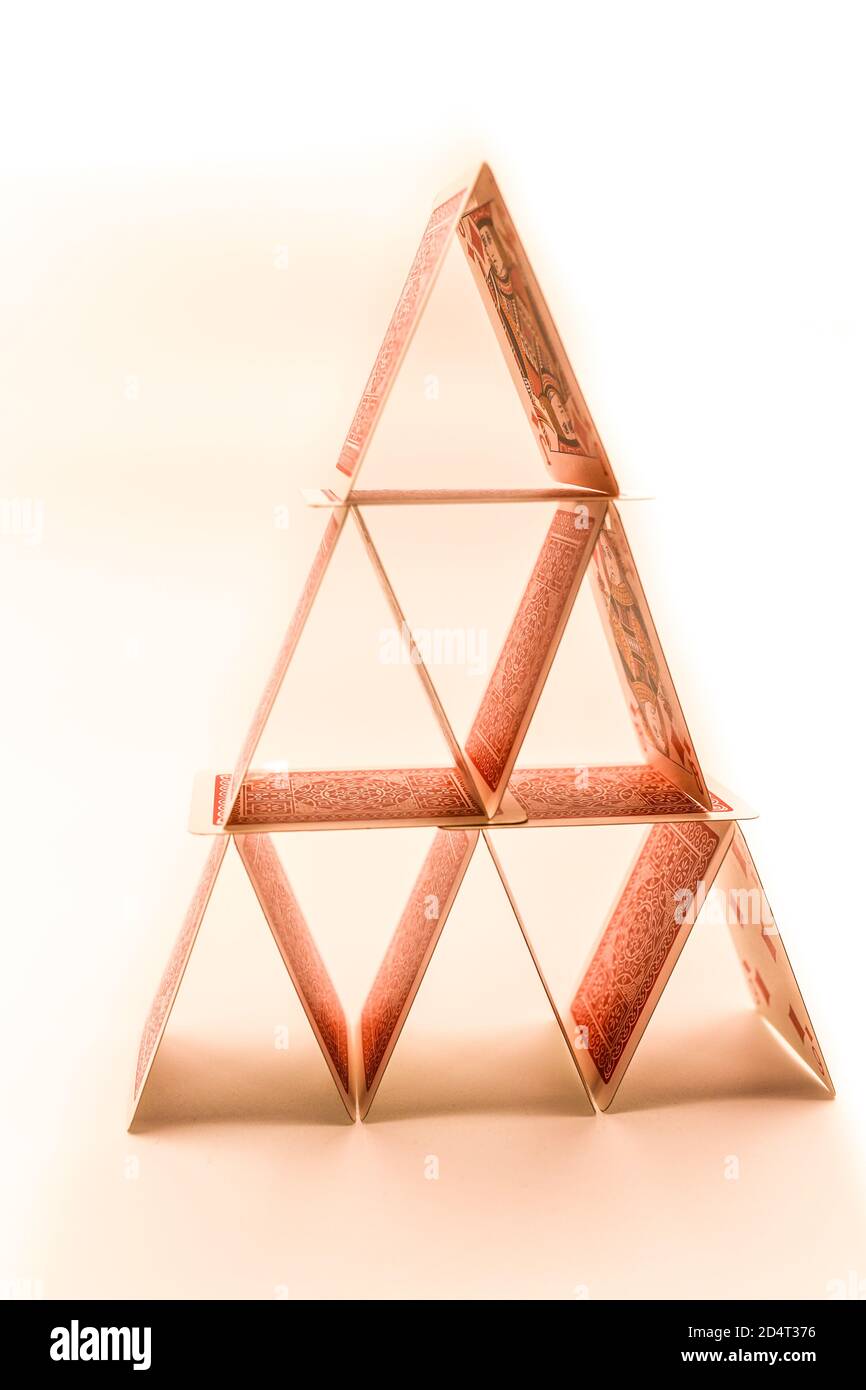 House of cards Stock Photo - Alamy