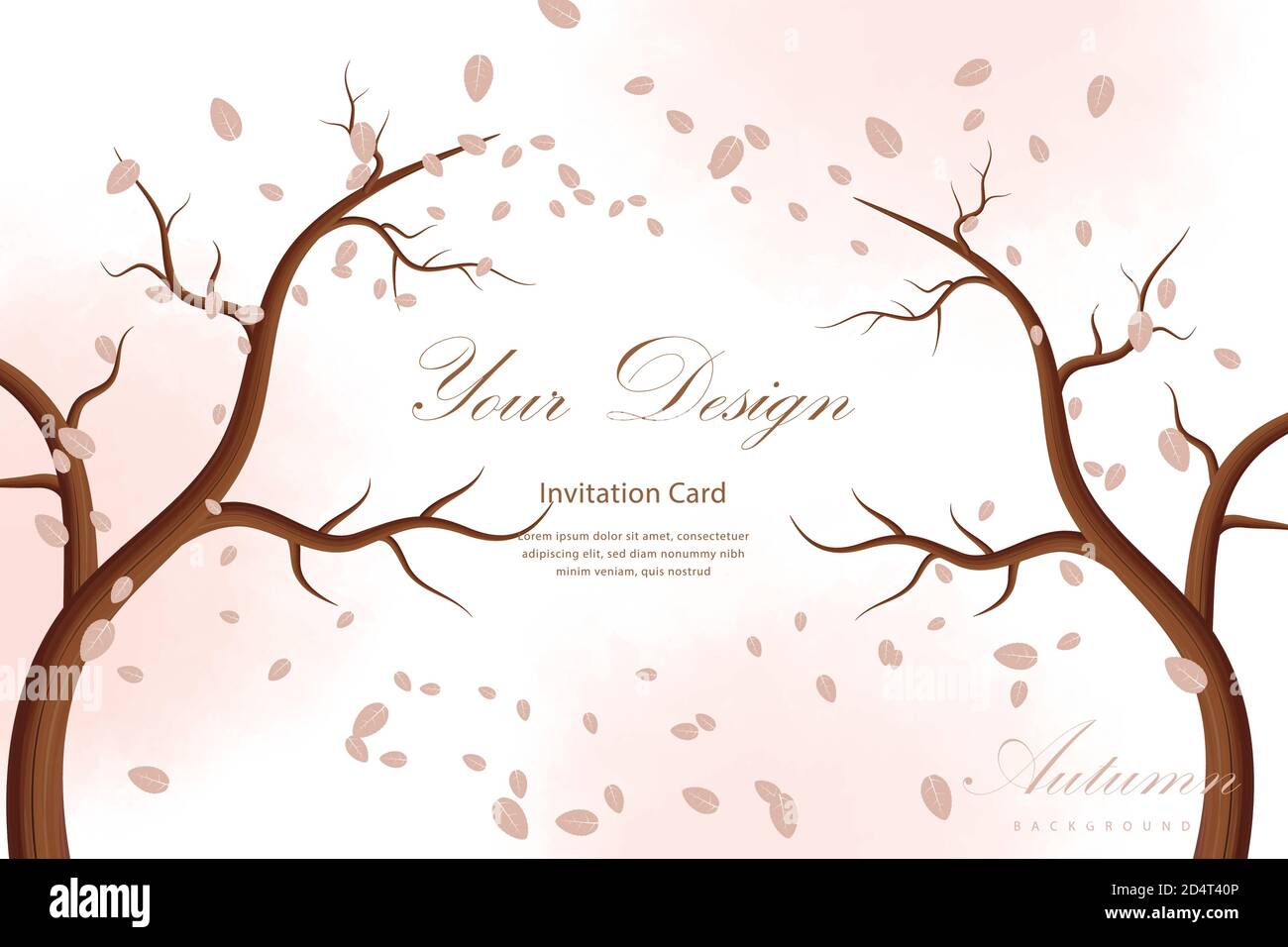 Dry leaf leaves branch Stock Vector Images - Alamy