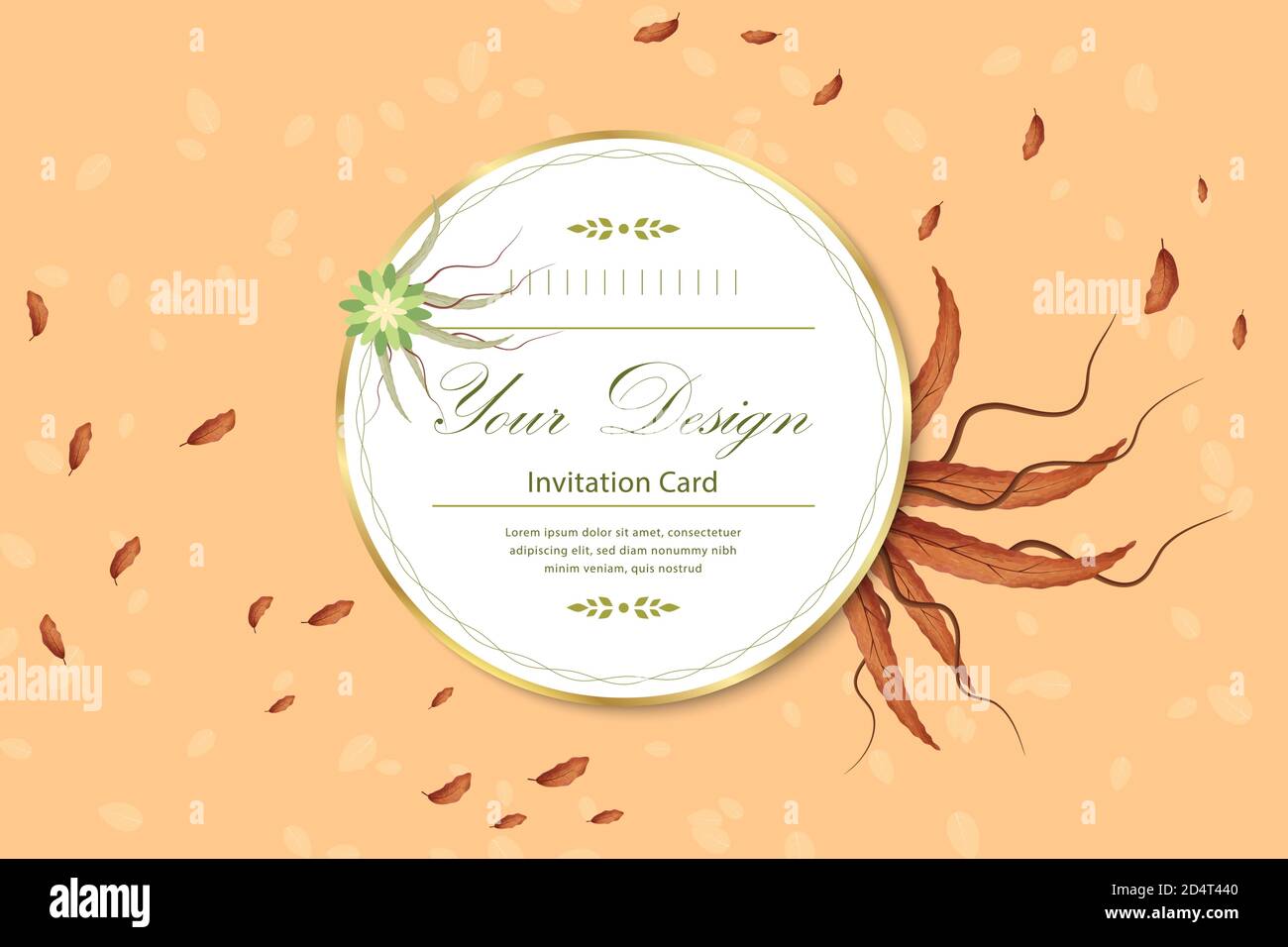 Business autumn template Stock Vector Images - Alamy