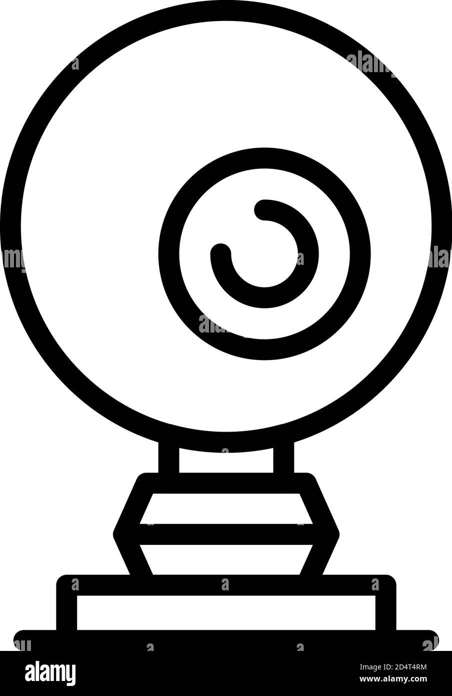 Web camera stream icon, outline style Stock Vector Image & Art - Alamy