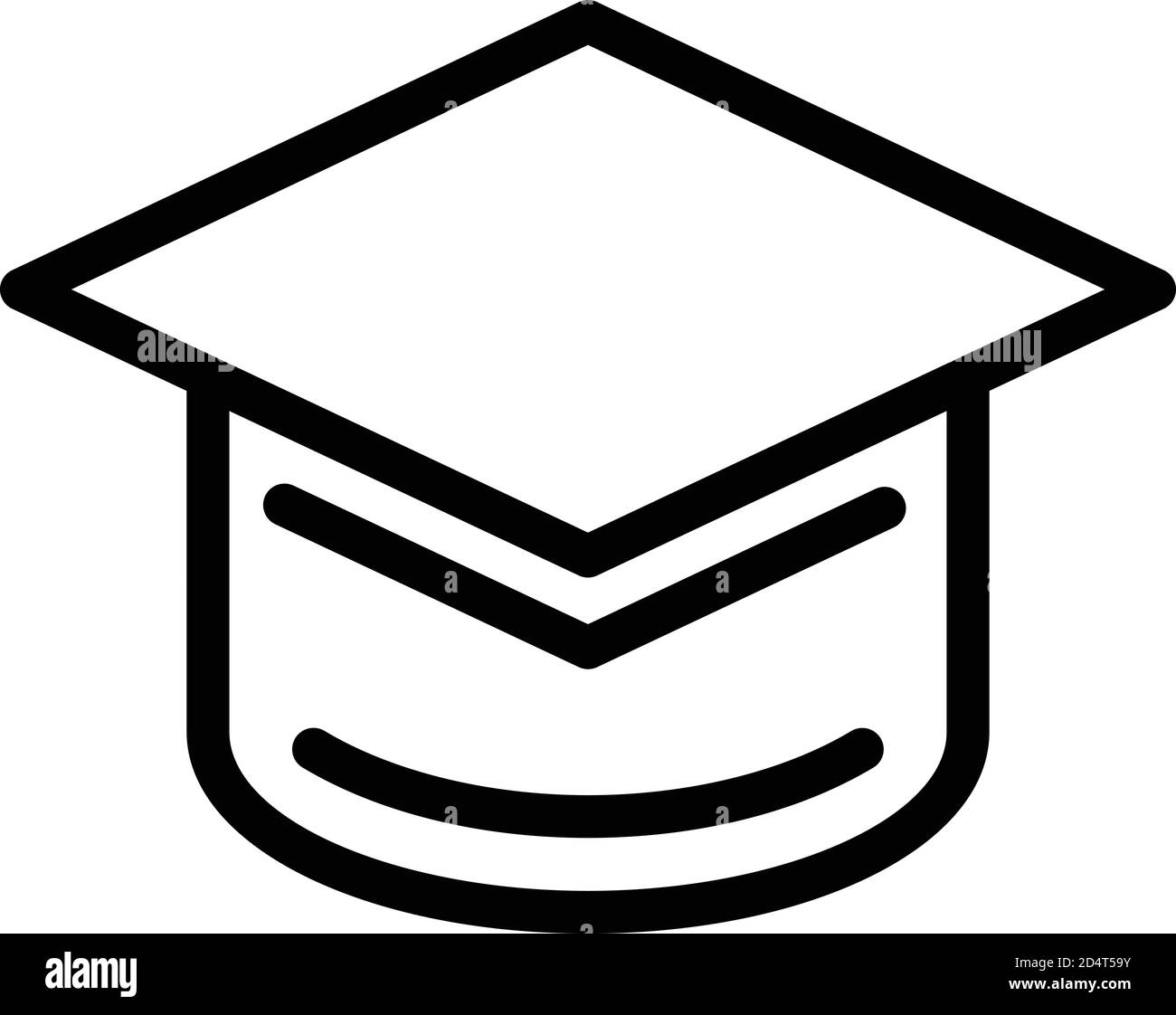 University Hat Illustration High Resolution Stock Photography and ...