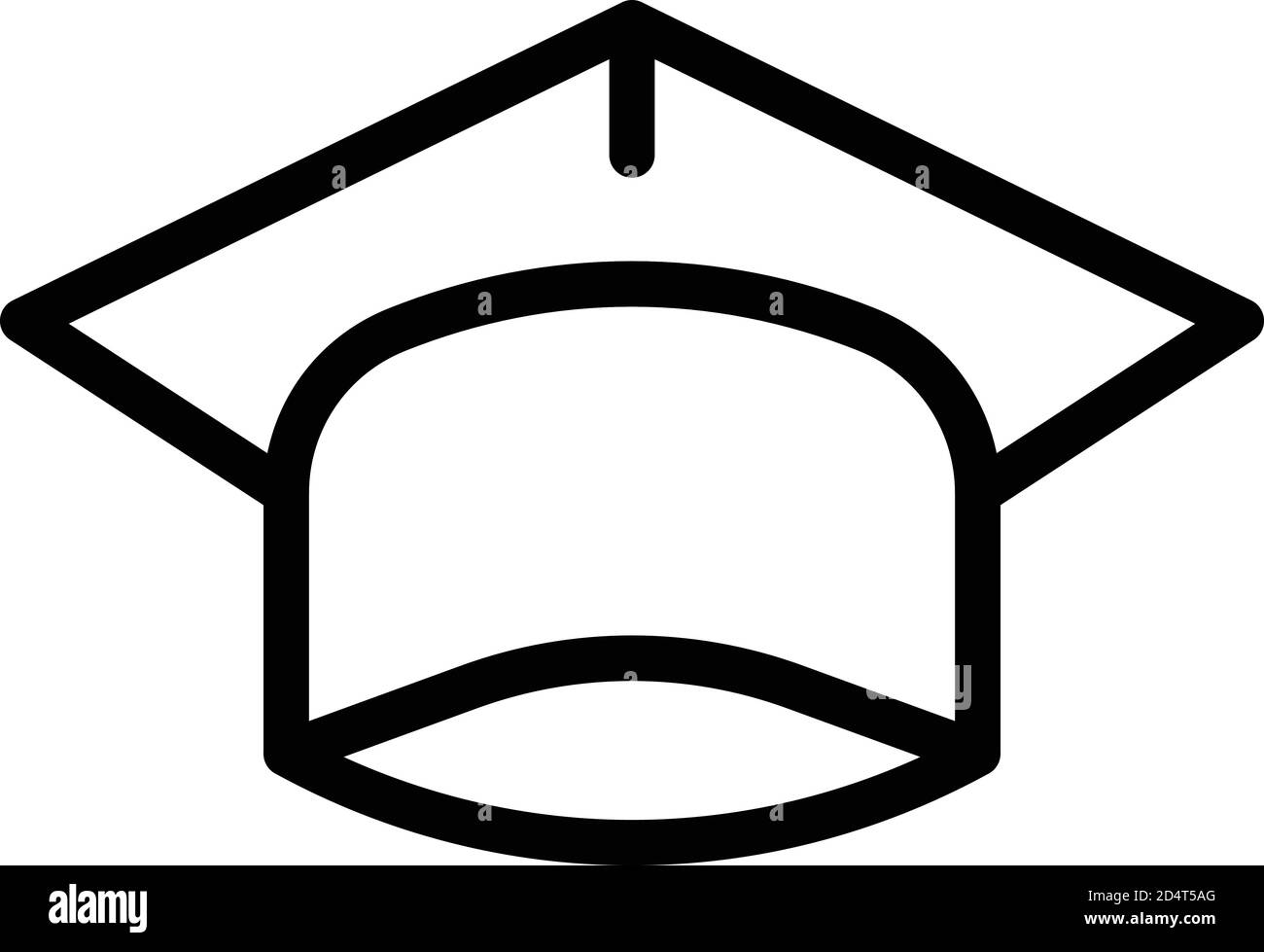 Person graduation hat icon, outline style Stock Vector Image & Art - Alamy