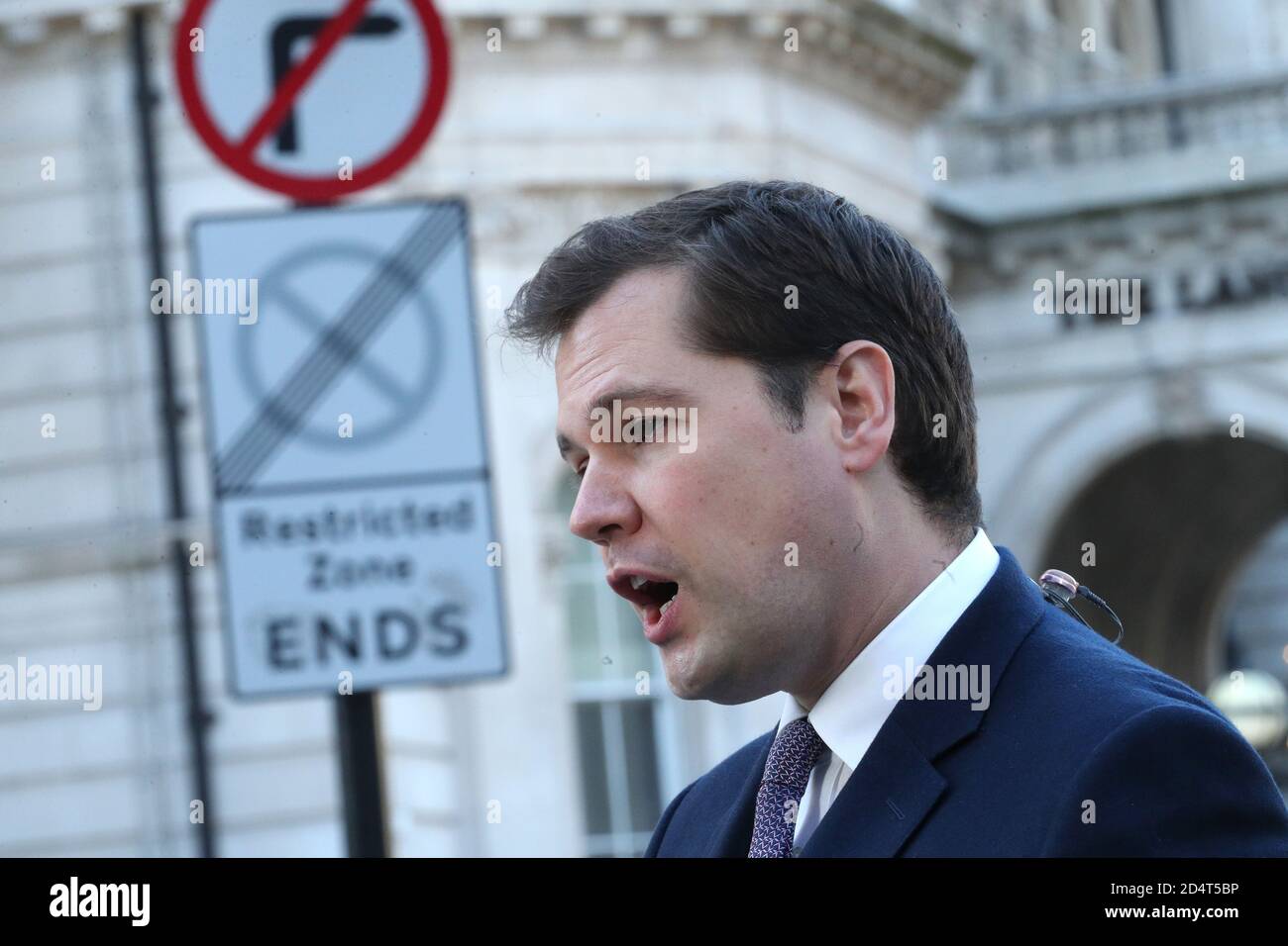 Housing Secretary Robert Jenrick arrives at BBC Broadcasting House in ...