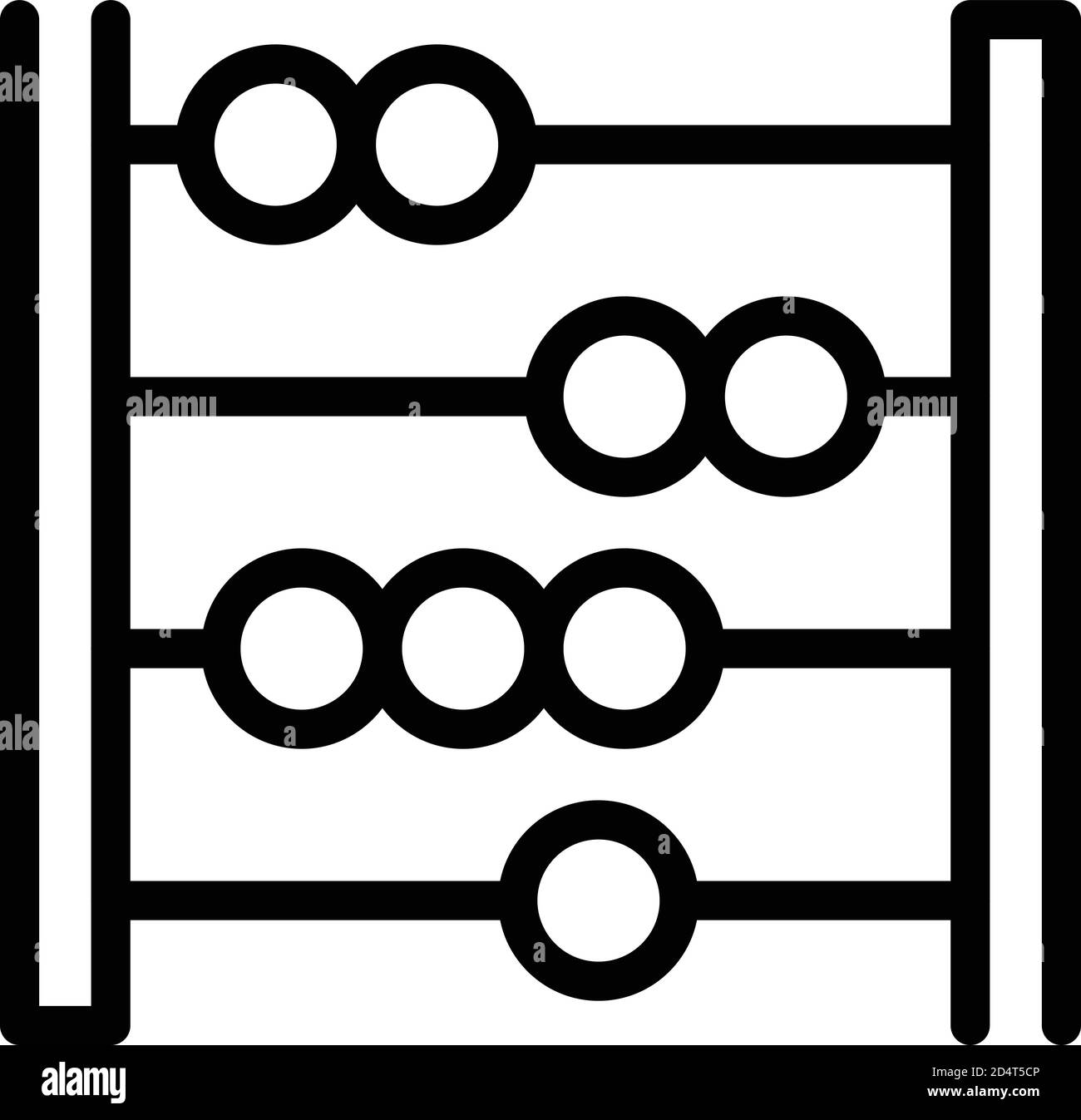 Frame abacus icon, outline style Stock Vector Image & Art - Alamy
