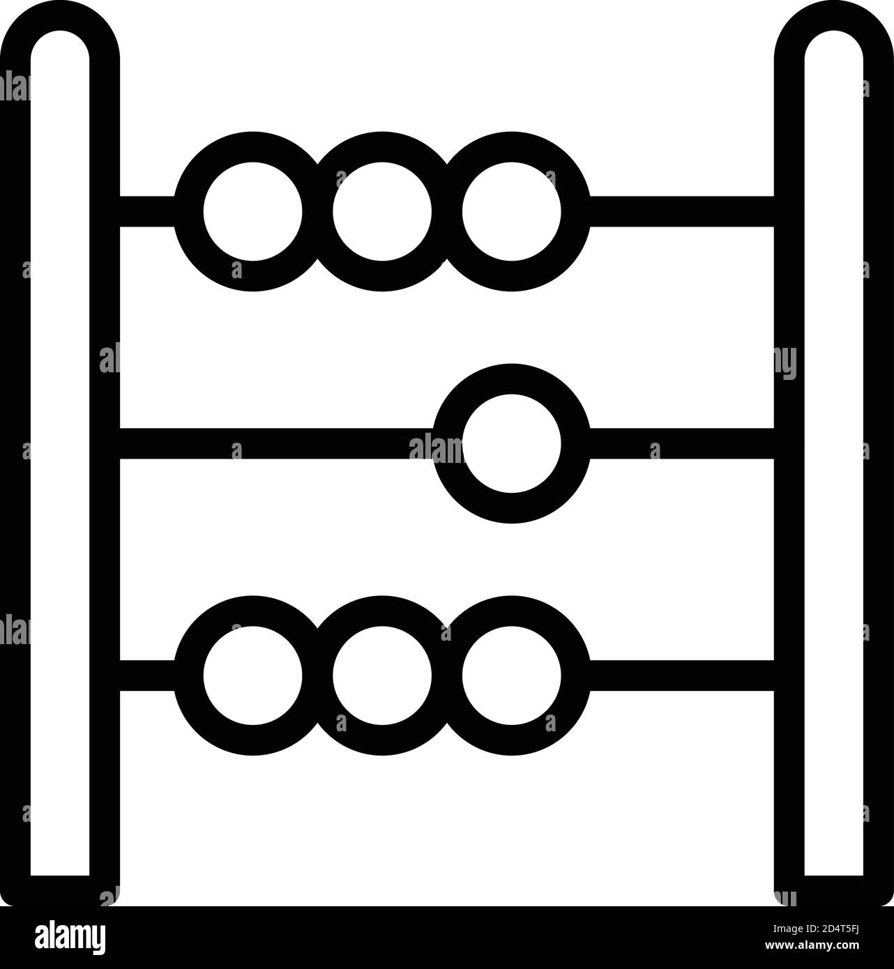 Count abacus icon, outline style Stock Vector Image & Art - Alamy