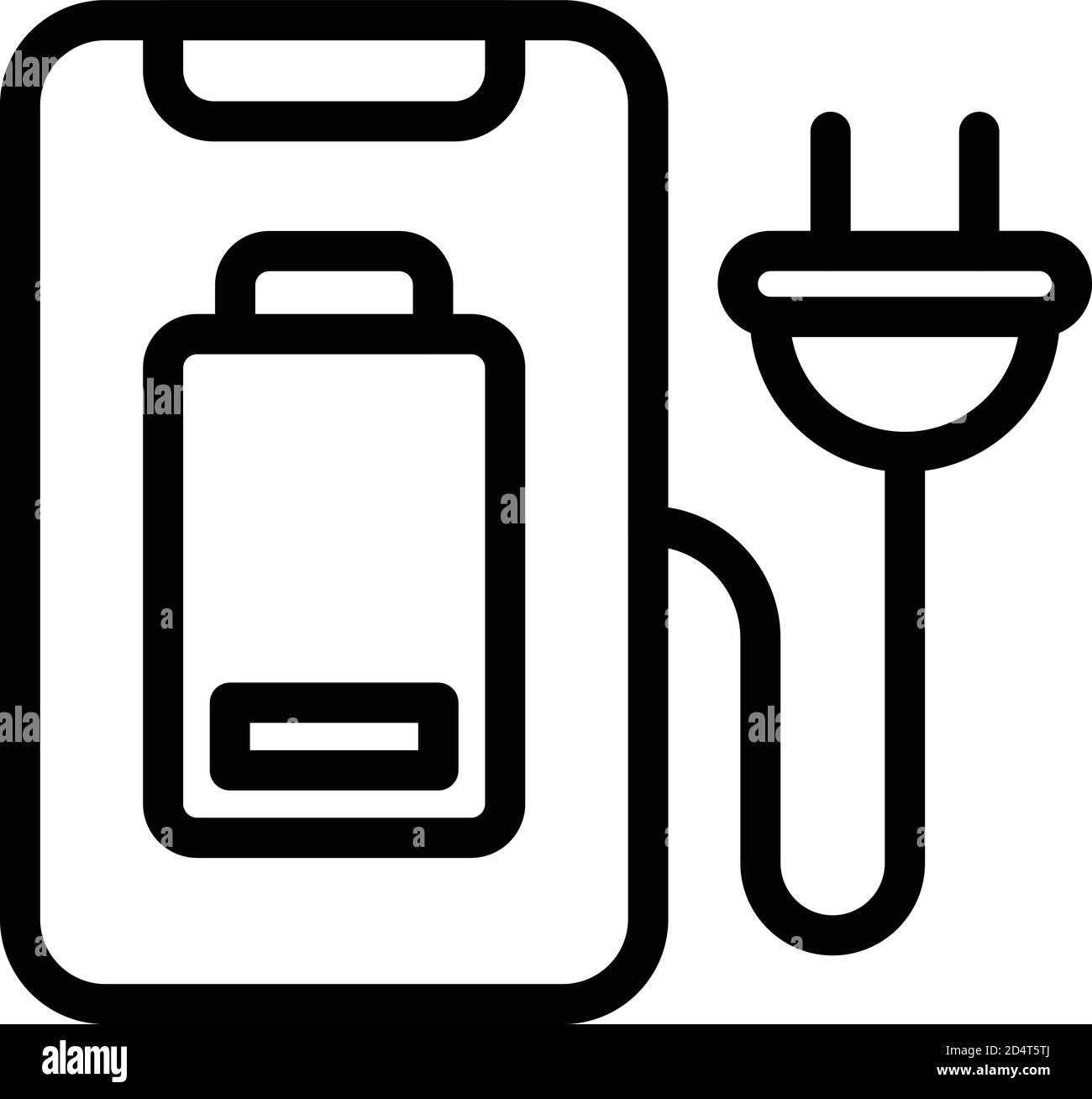 Charger device icon, outline style Stock Vector Image & Art - Alamy