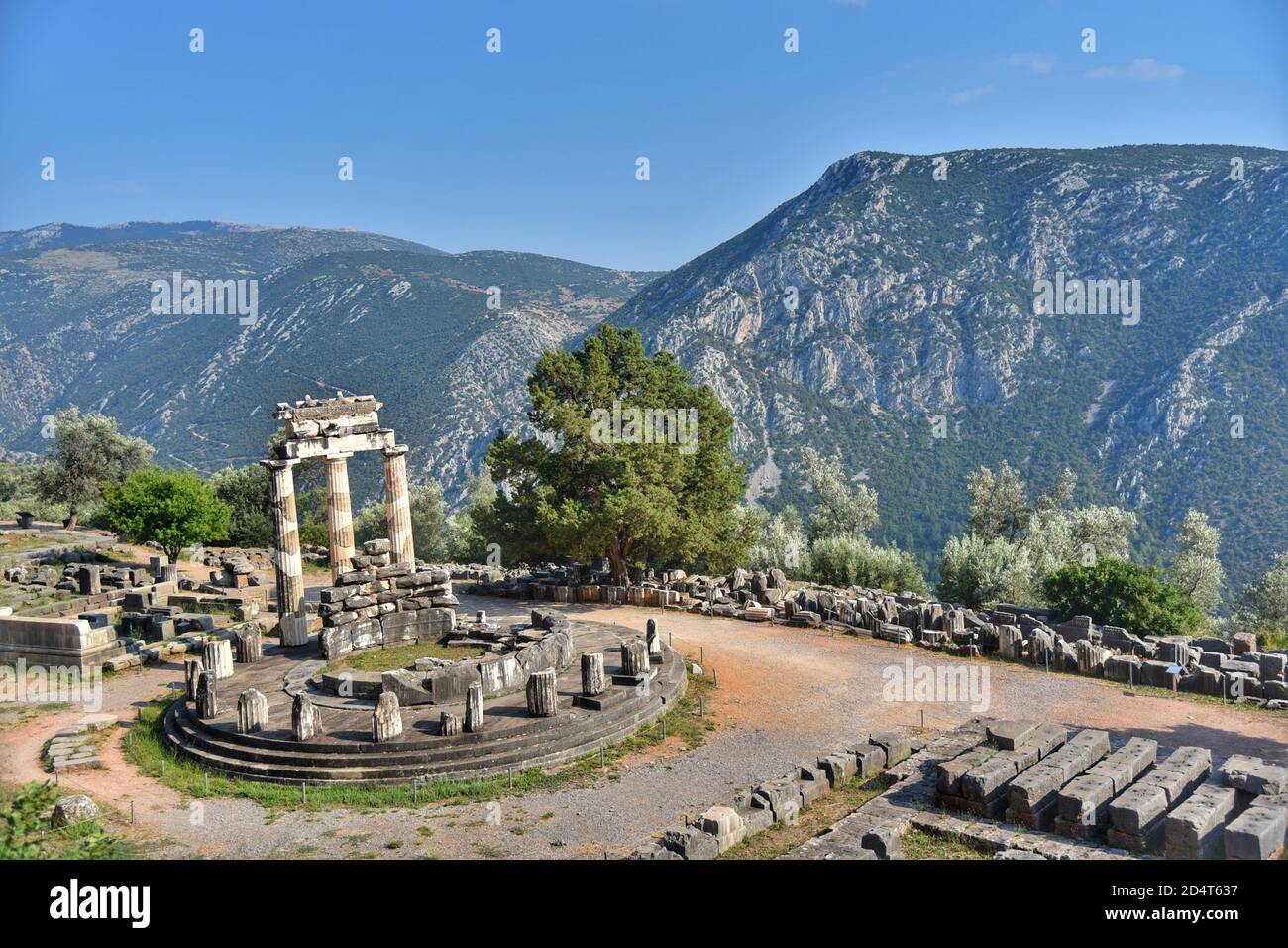 Temple of Athena Stock Photo - Alamy